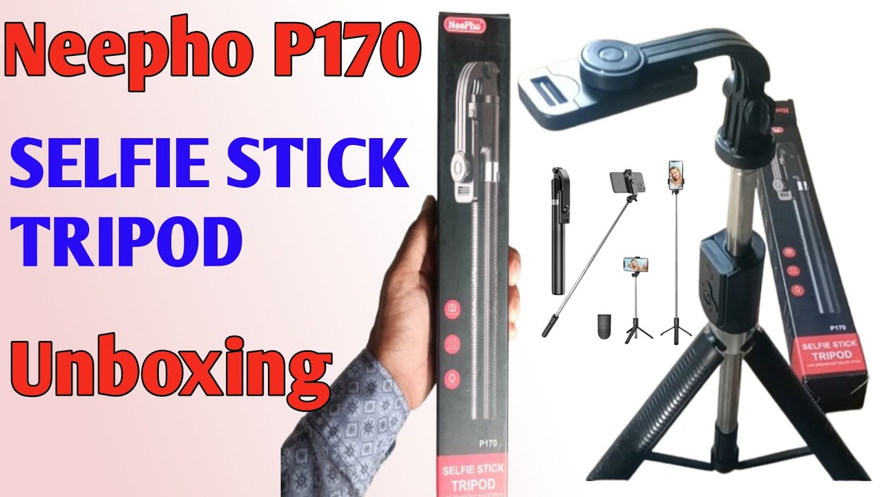 Neepho P170 SELFIE STICK TRIPOD unboxing| Self Stand| Camera Stand ...