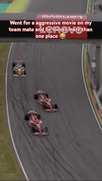 My team mate makes a costly error #youtubeshorts #f1carrace #motorsport #motorsportf1 #racing ...