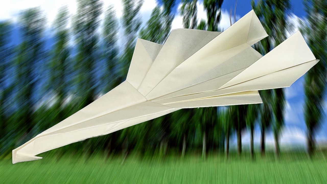 【Origami】How to make a Paper Airplane "TIGER JET" [Tutorial] | Takuo ...