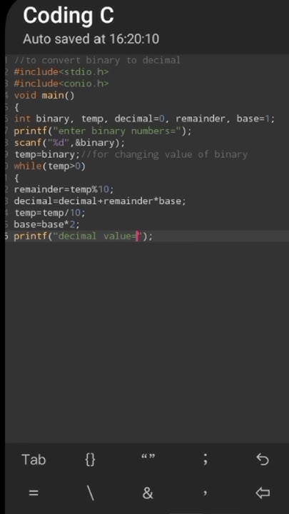 C Program To Convert Binary To Decimal Numbers Shorts Cprogramming Trending Youtube 