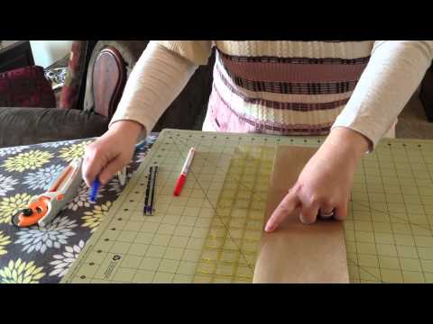 Sewing Cloth Pads 101 - How To Make a 1/2-Fold Pad Pattern - YouTube