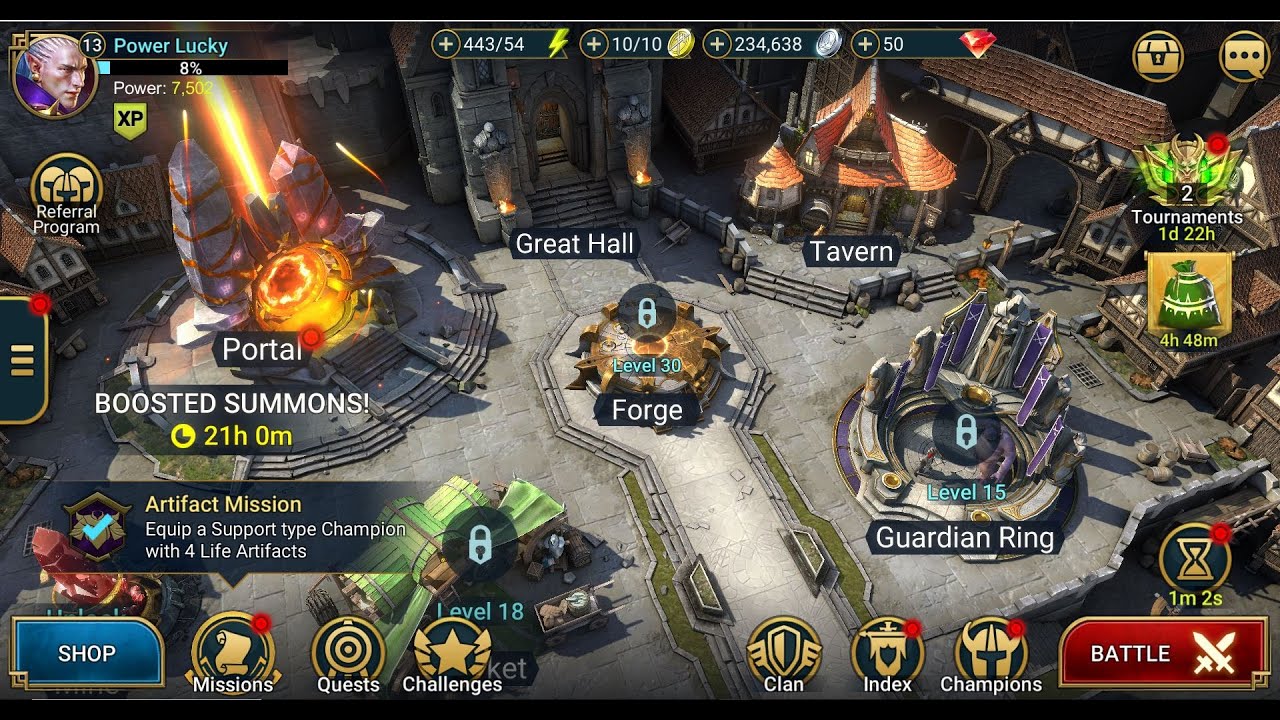 Playing Raid On My PC On A New Account! - YouTube