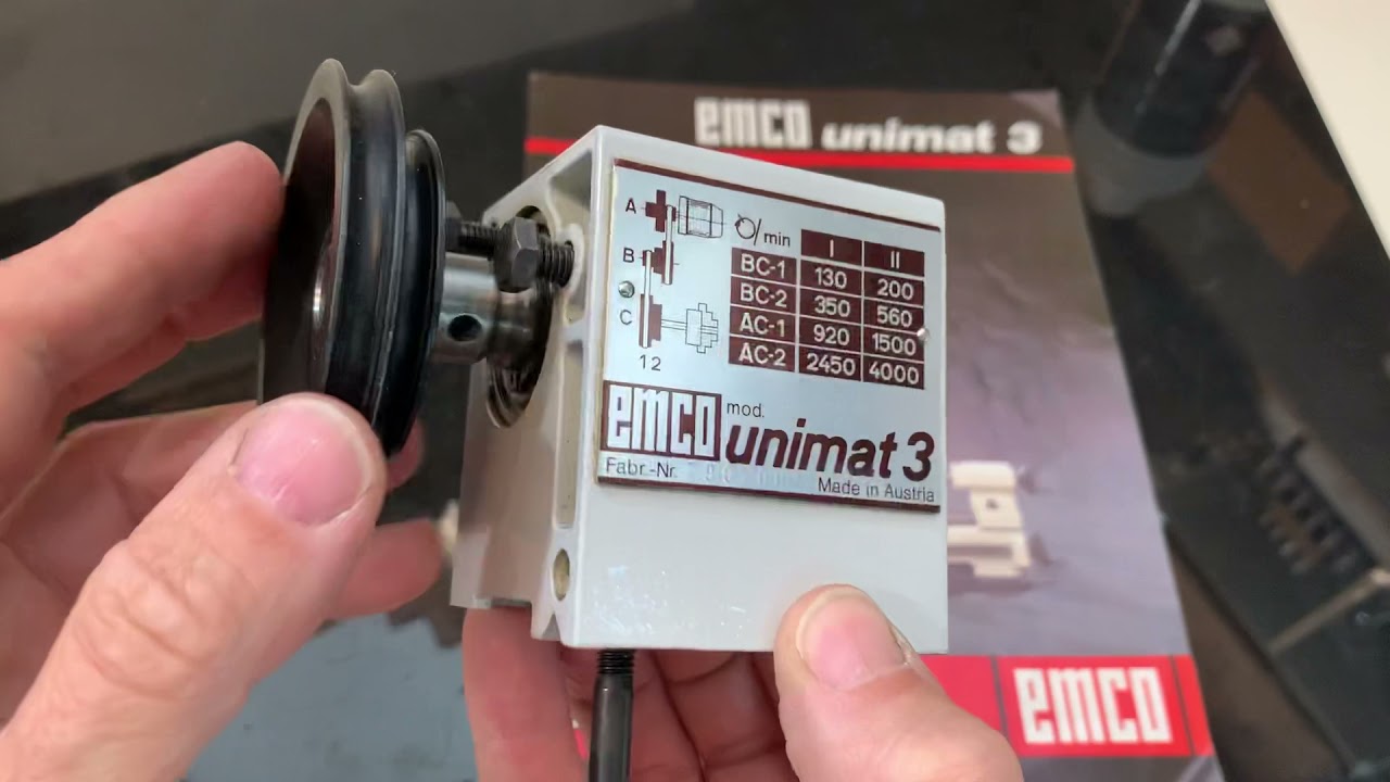 Emco Unimat 3 Headstock - YouTube