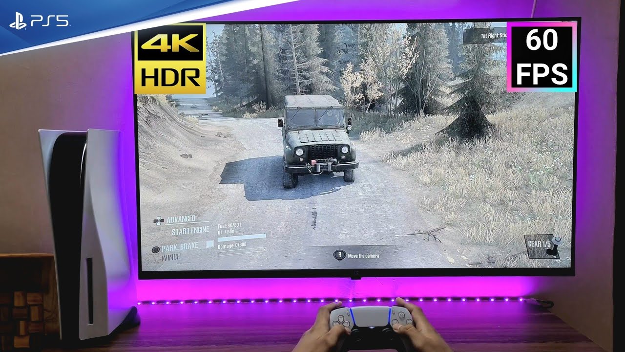 Mud Runner PS5 Gameplay (4K HDR 60FPS) - YouTube