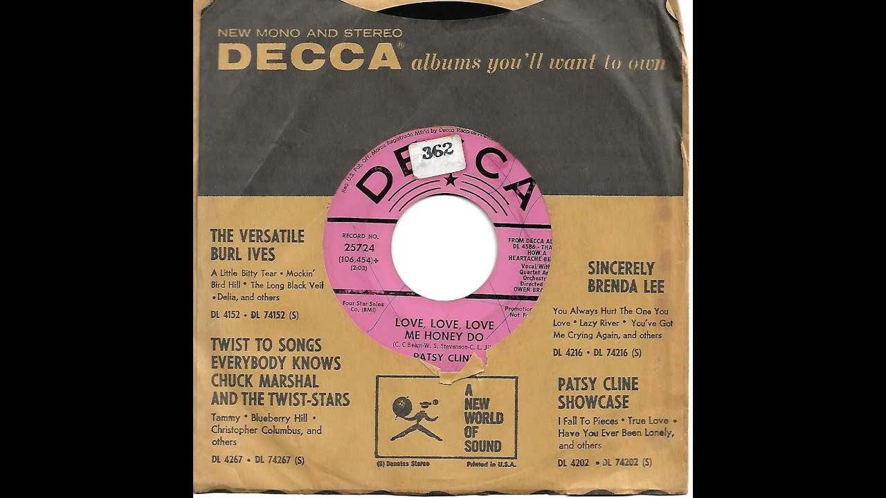 Patsy CLINE - Love, love, love me honey do - 1959 - Rockabilly - YouTube