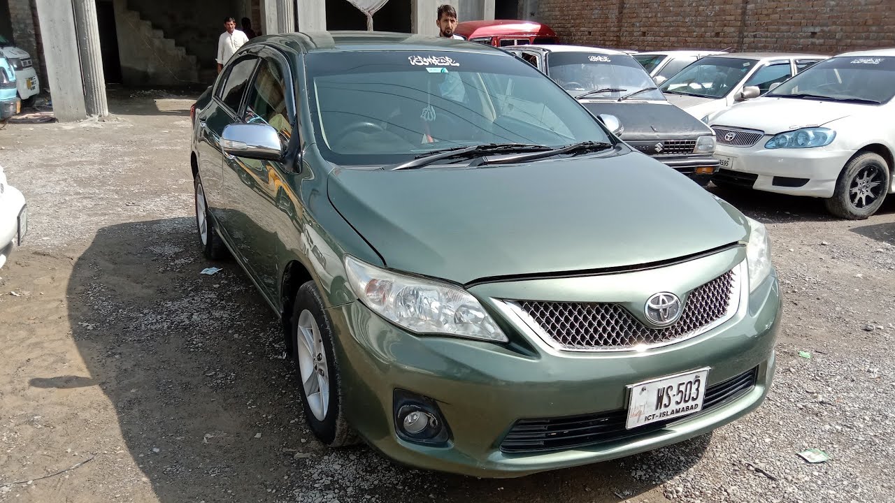 Toyota Corolla GLI for sale in pakistan,model 2012 - YouTube
