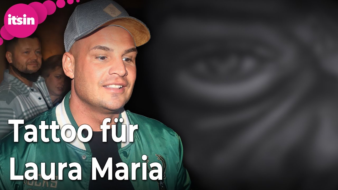 Neues Tattoo: Pietro Lombardi trägt seine Laura Maria auf der Haut • it ...