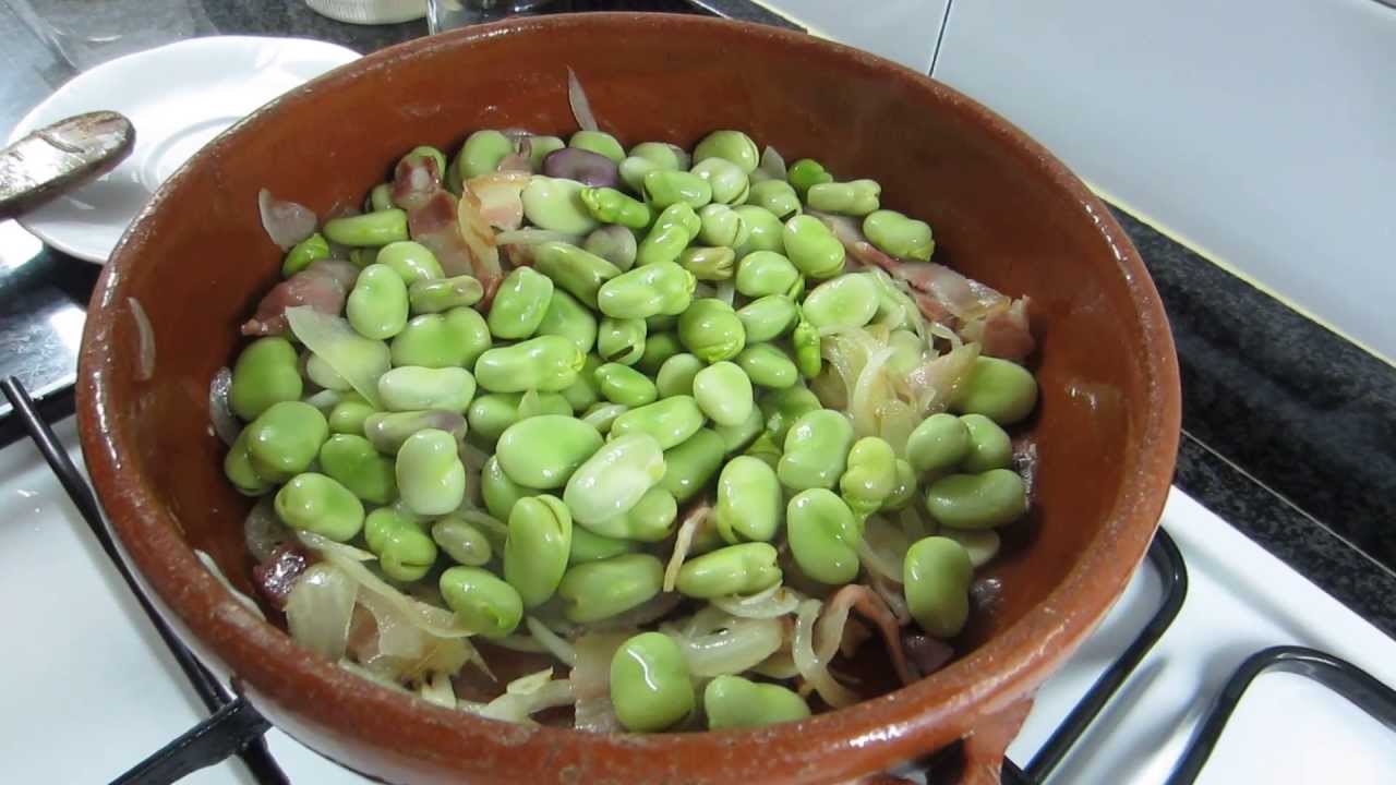 Receta de habas a la catalana - Faves tendres a la catalana - YouTube
