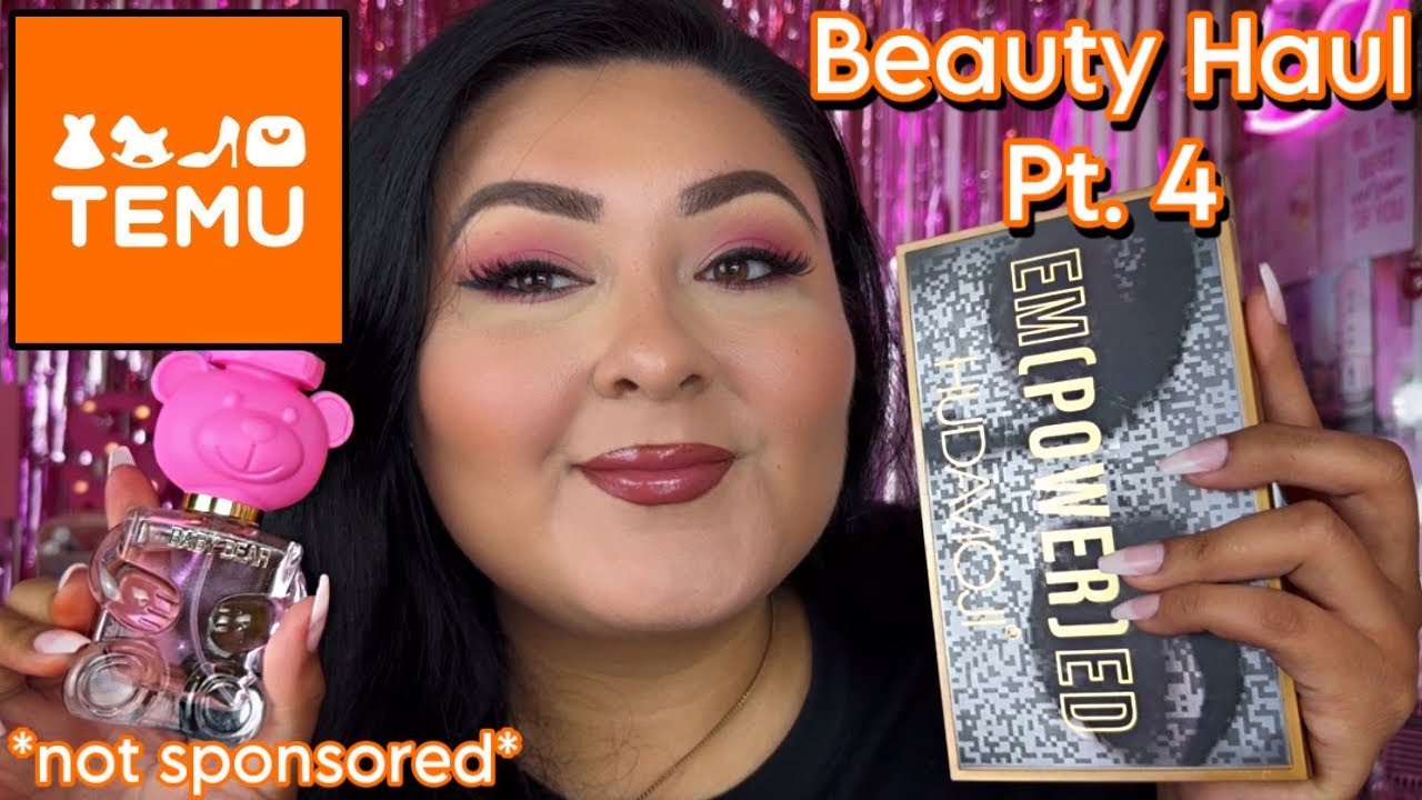 MASSIVE TEMU BEAUTY & LIFESTYLE HAUL + DUPES FOR HIGH END MAKEUP!! PT4 ...