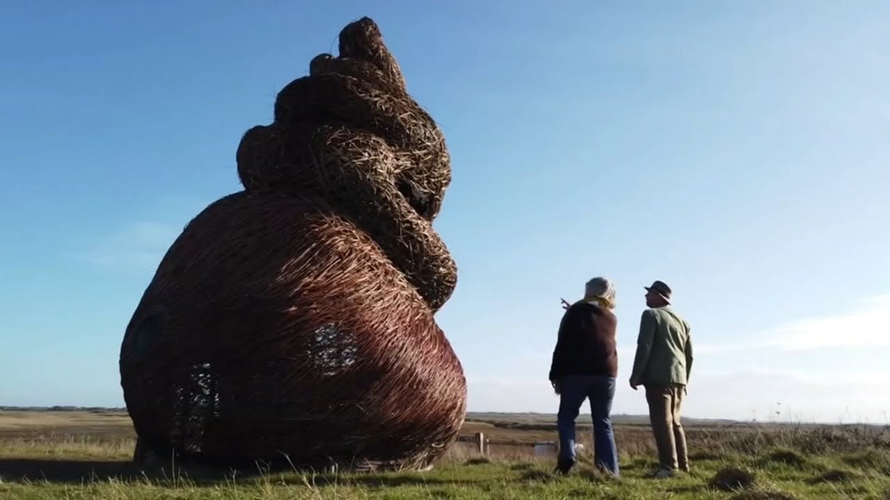 Sculpture at UK nature reserve sparks outrage for looking like 'poop ...
