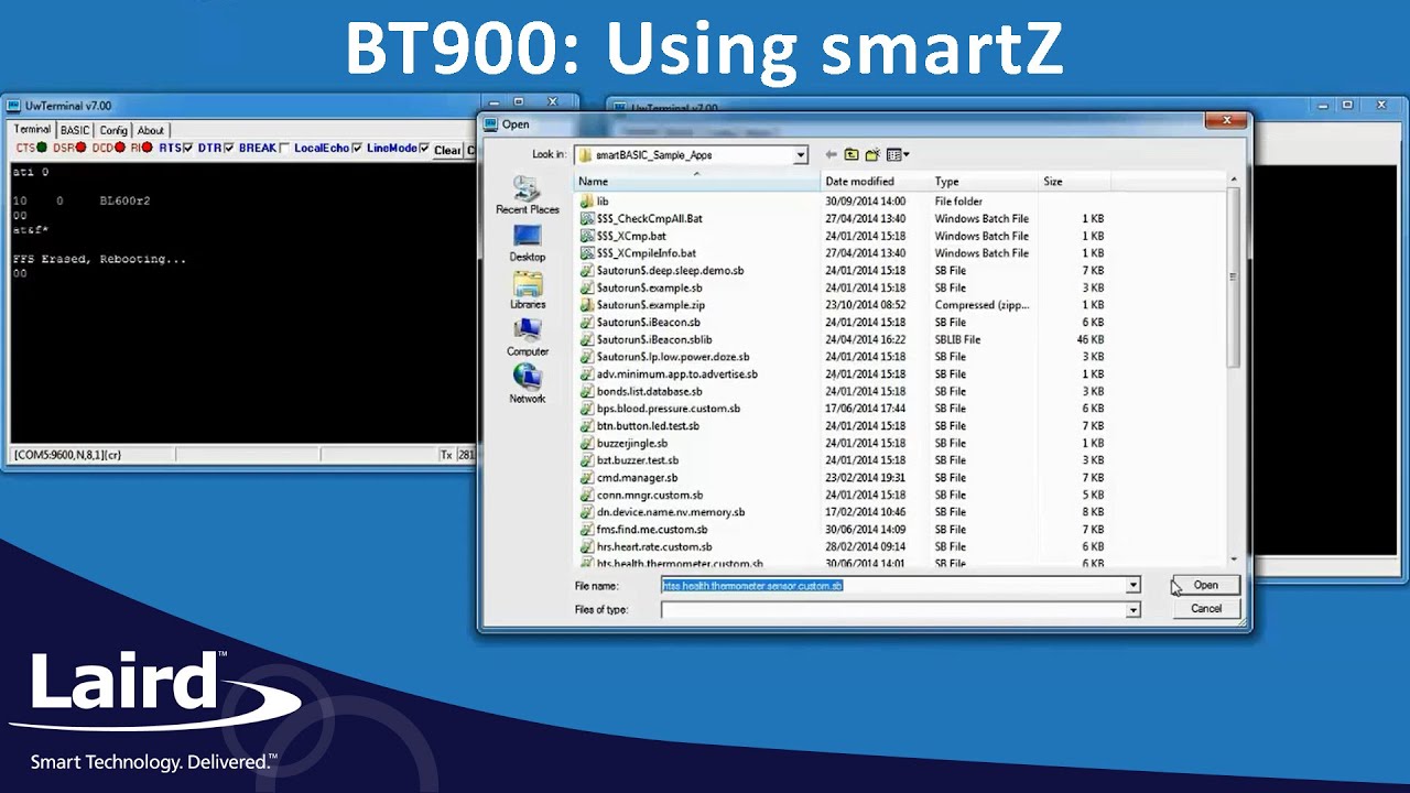 Using smartZ to Demonstrate BLE Central Role/GATT Client Functionality ...