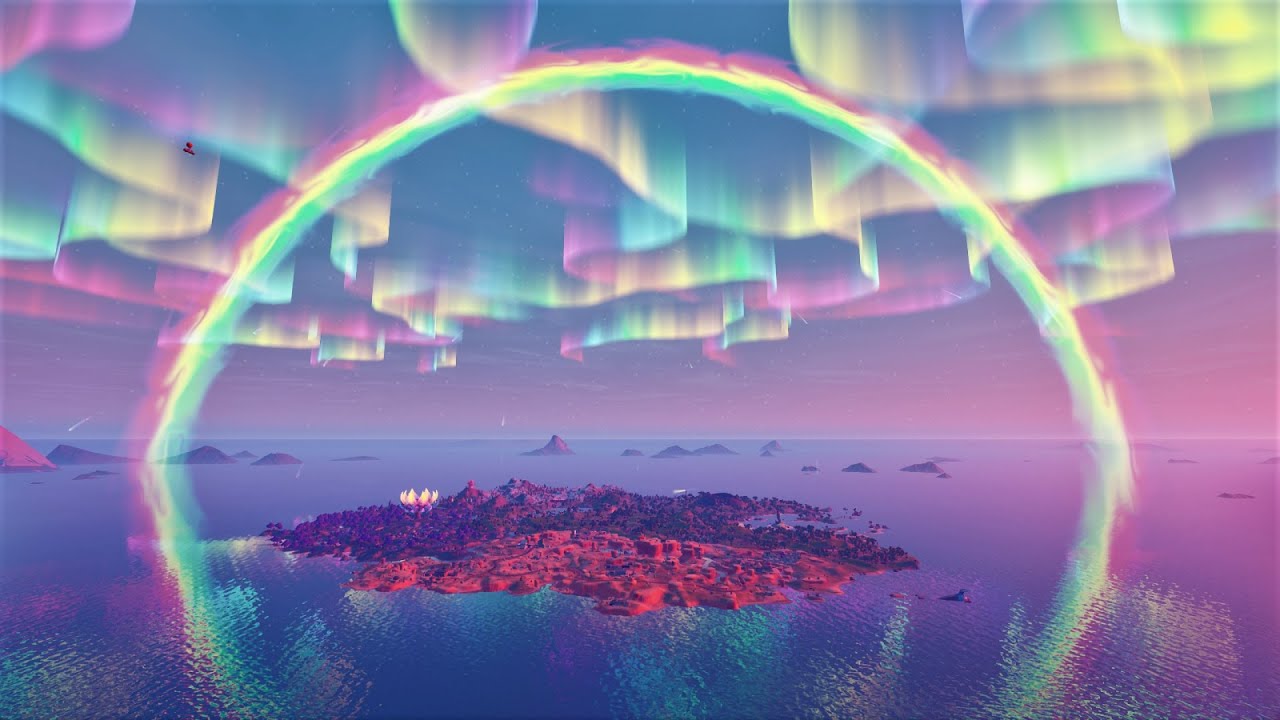 NEW Fortnite Rainbow Royale Sky In-Game! - YouTube