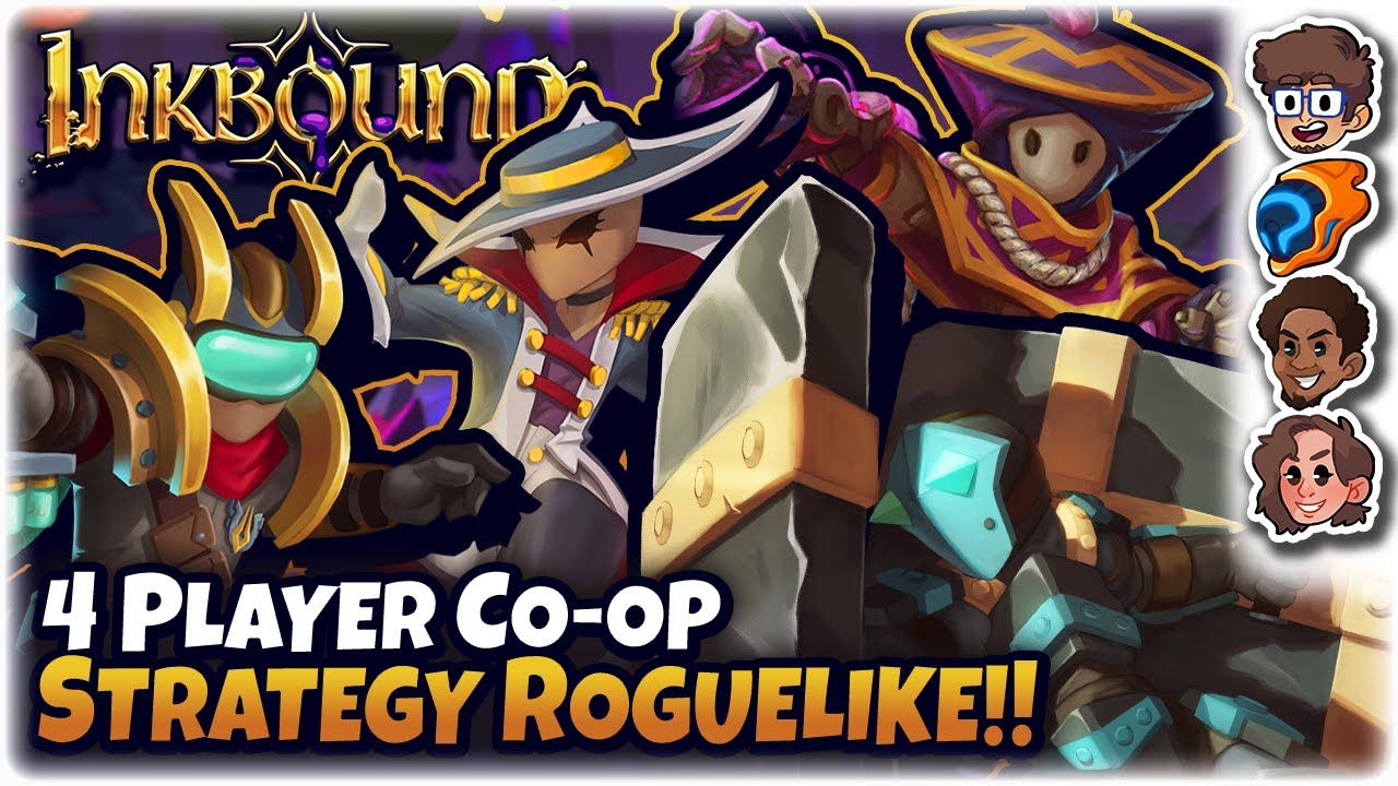 4 Player Co-Op Strategy Roguelike Gets WILD!! | Inkbound 1.0 | ft. The ...