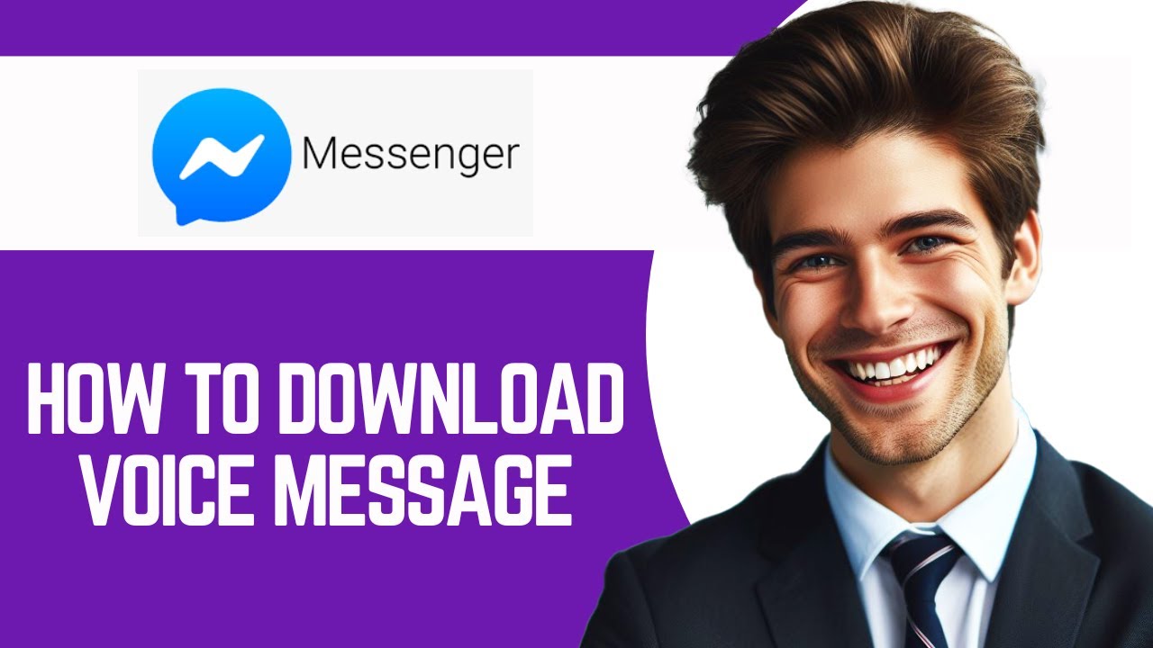 How To Download Voice Message From Messenger On PC/Laptop - YouTube