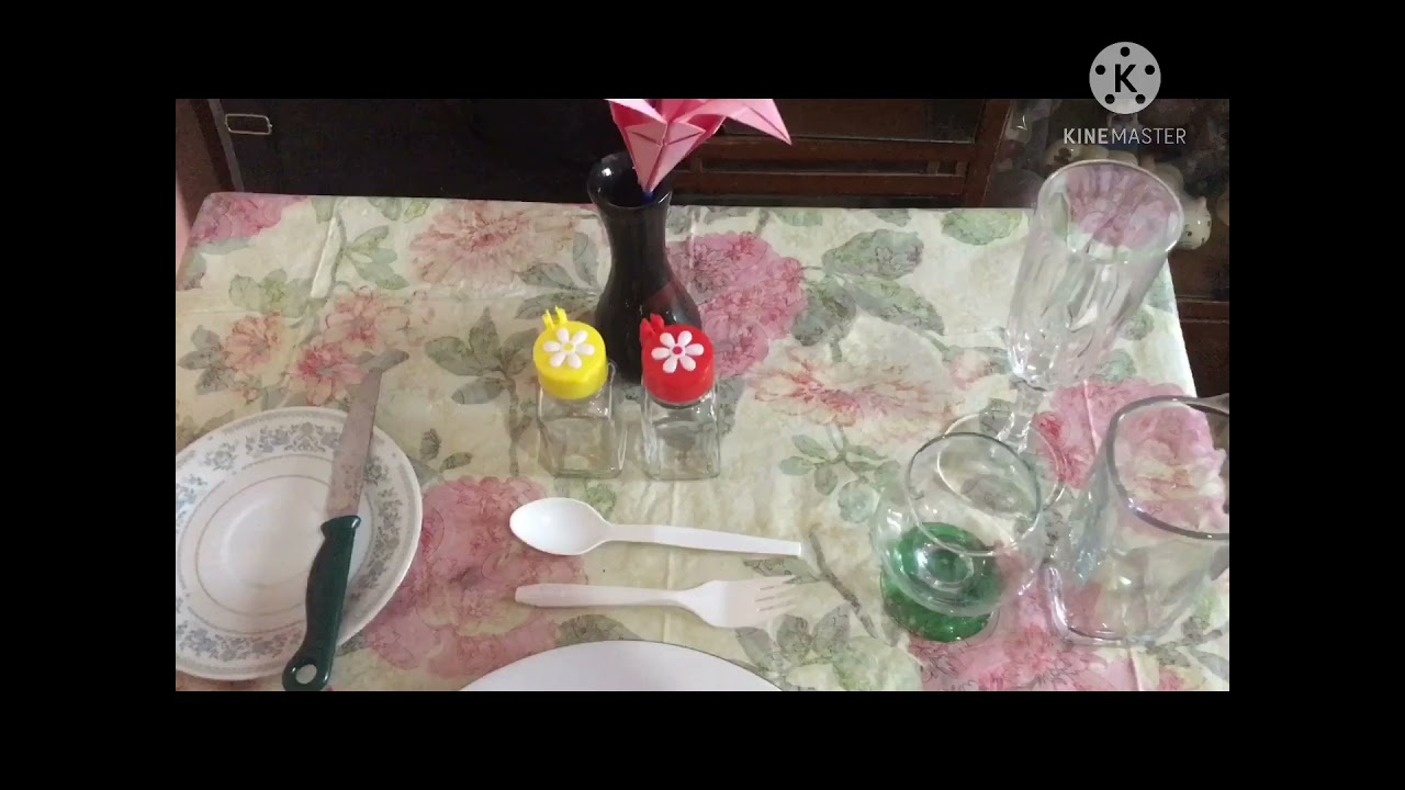 Table Setting - Table d’ Hote & A la Carte/Basic Set-up - YouTube