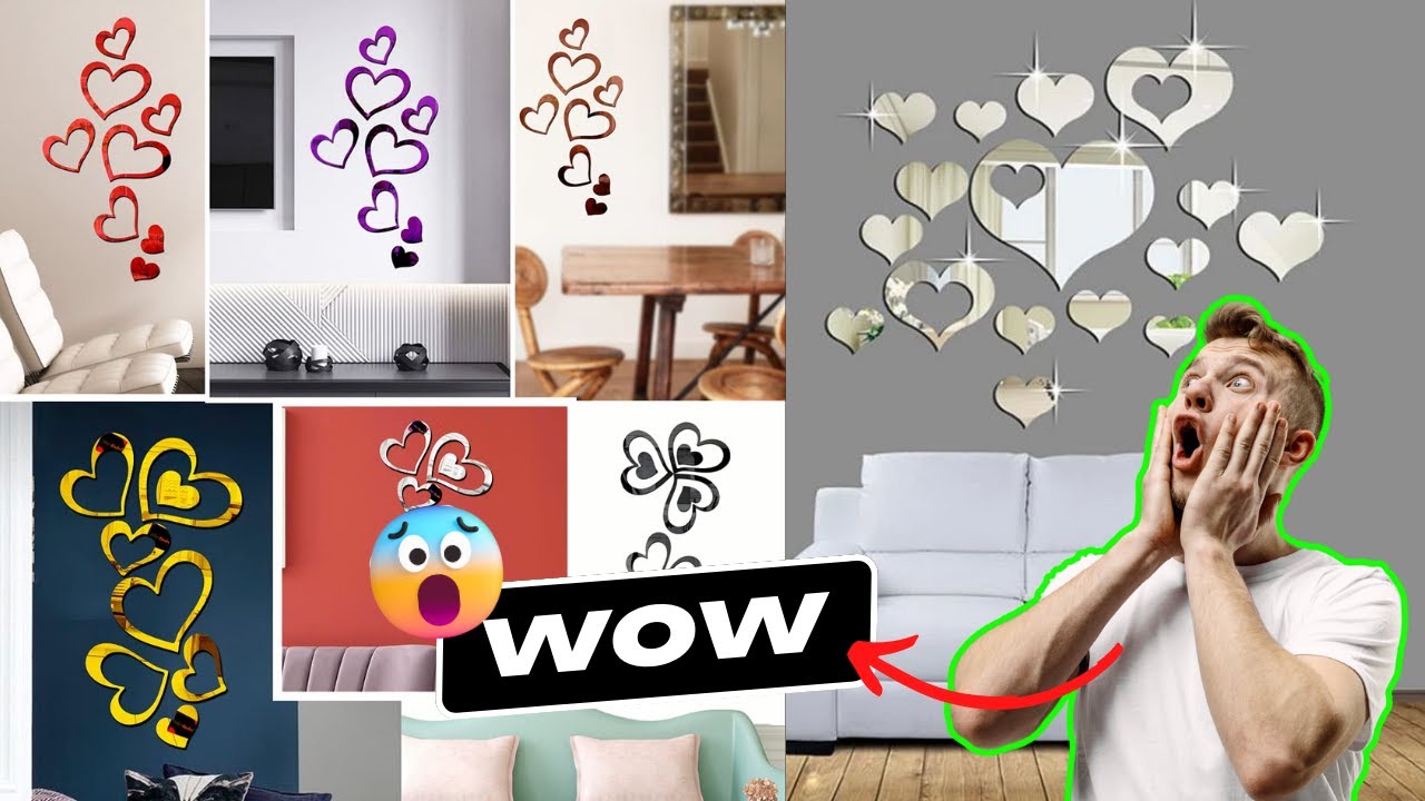 Mirror Wall Stickers | 3d Acrylic Mirror Wall Stickers | Wall Stickers ...