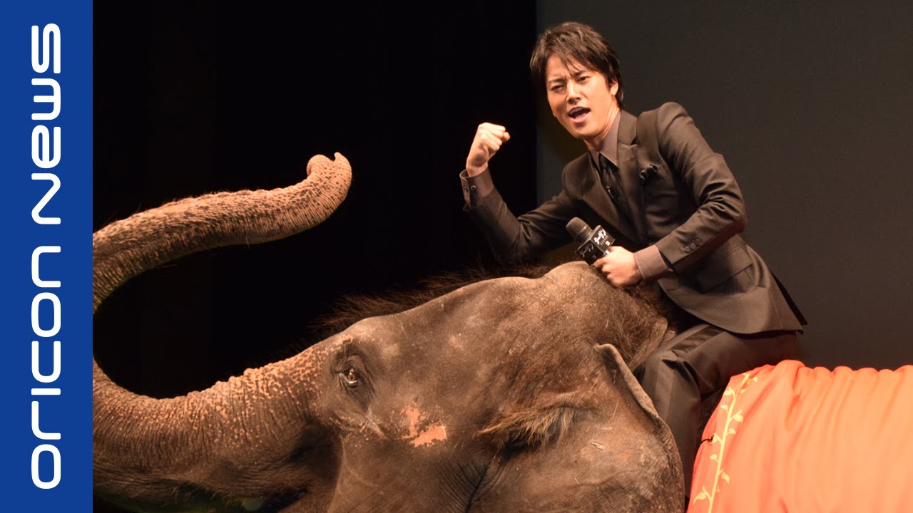 桐谷健太、”同い年”ゾウにまたがり大興奮 映画『ターザン：REBORN』ジャパンプレミア - YouTube