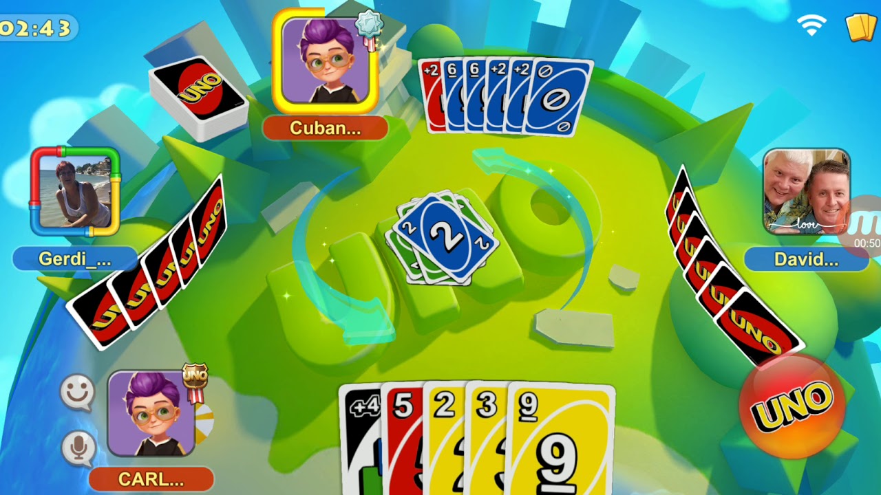 Uno Classic mode 2V2 part 22 - YouTube