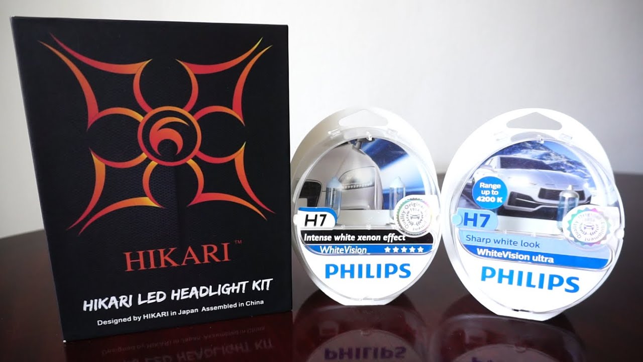 HIKARI 2020 VisionPlus LED, Philips WhiteVision, WhiteVision ultra ...