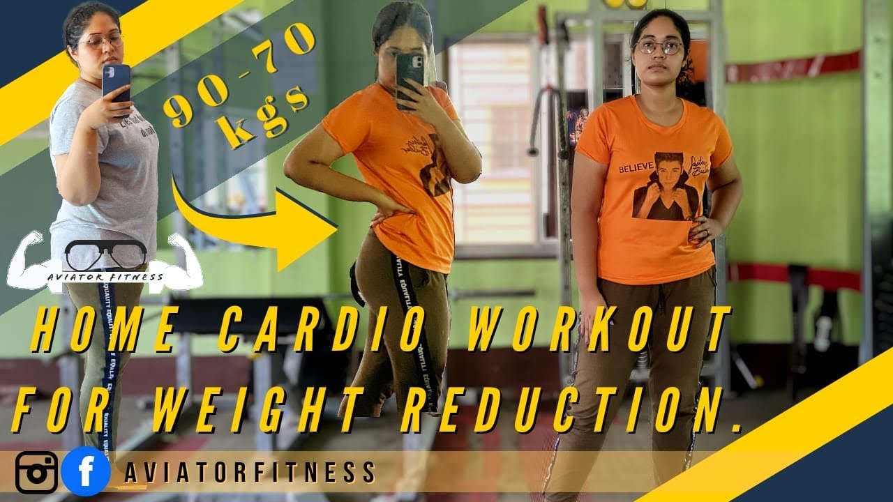90KG TO 70 KG TRANSFORMATION IN 3 MONTHS | ONLY 4 EXERCISE | HOME ...