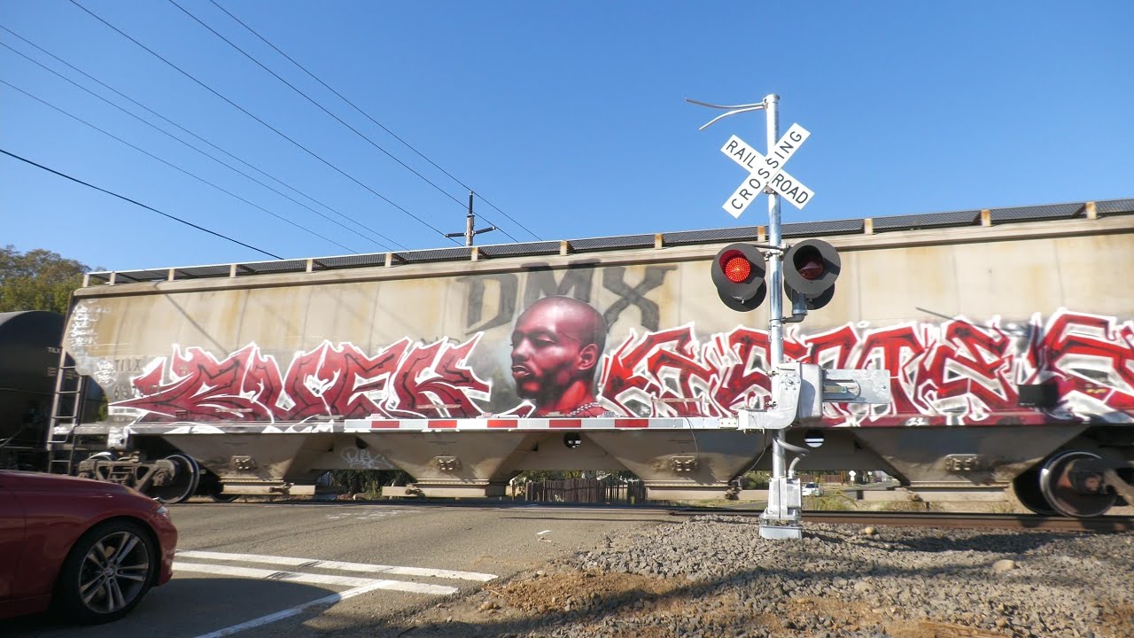 *New Signals Replaced EM's* BNSF 5132 Manifest - Plumas Arboga Rd ...