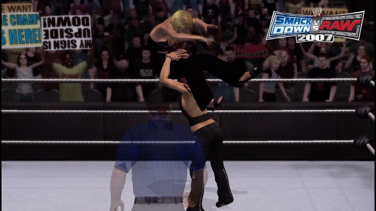 Smackdown vs Raw 2007 | All Divas Stole Sable Finisher - YouTube