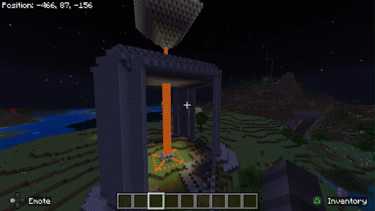 I built a cool cobblestone sculpture in Minecraft. - YouTube