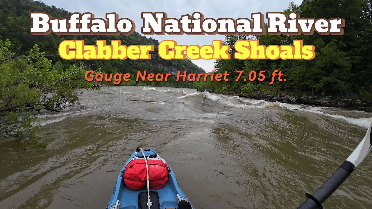 1 May 2024 Buffalo National River | Clabber Creek Shoals Rapids | Gauge ...
