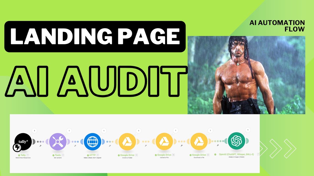free landing page audit using GPT-4o and make.com - YouTube