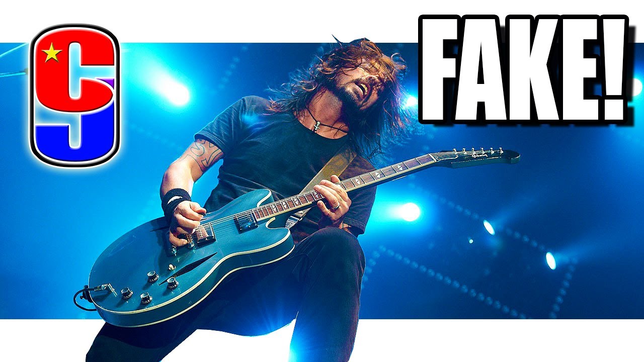 Chibson DAVE GROHL Foo Fighters FAKE! - YouTube