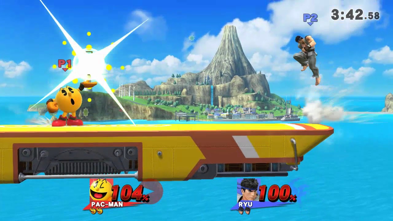 pac-man vs ryu (vegeta vs goku?) - YouTube