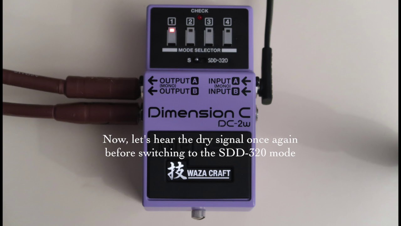 Boss DC-2w Dimension (Bass Demo) - YouTube
