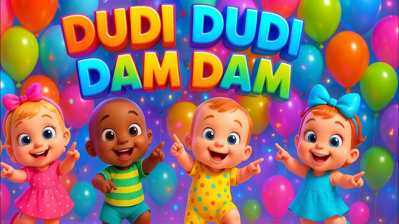 Dudi Dudi Dam Dam 💃🌈 | Cute Babies Fun Party Dance 😺 | Baby Bubbles # ...