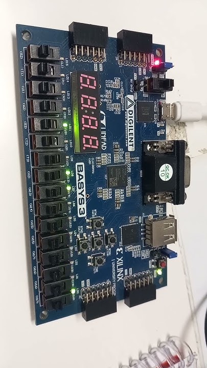 Binary counter made with FPGA. #FPGA #binary #counter #device - YouTube Binary counter made with FPGA. #FPGA #binary #counter #device - YouTube