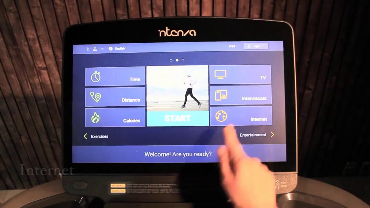 Intenza Fitness - Intenza E2 Console - YouTube