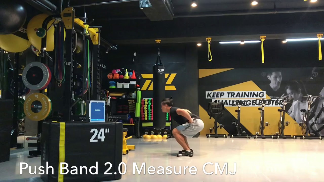 Push Band 2.0測試反向蹲跳-手插腰（Push Band 2.0 Measure CMJ) - YouTube
