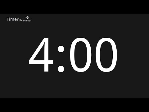 4 Minute Countup Timer