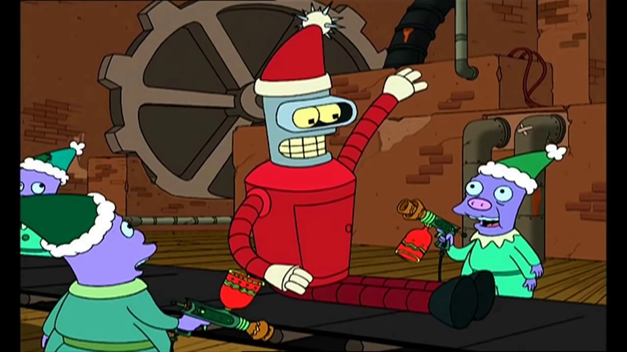 Futurama - Santa's Elves Song - YouTube
