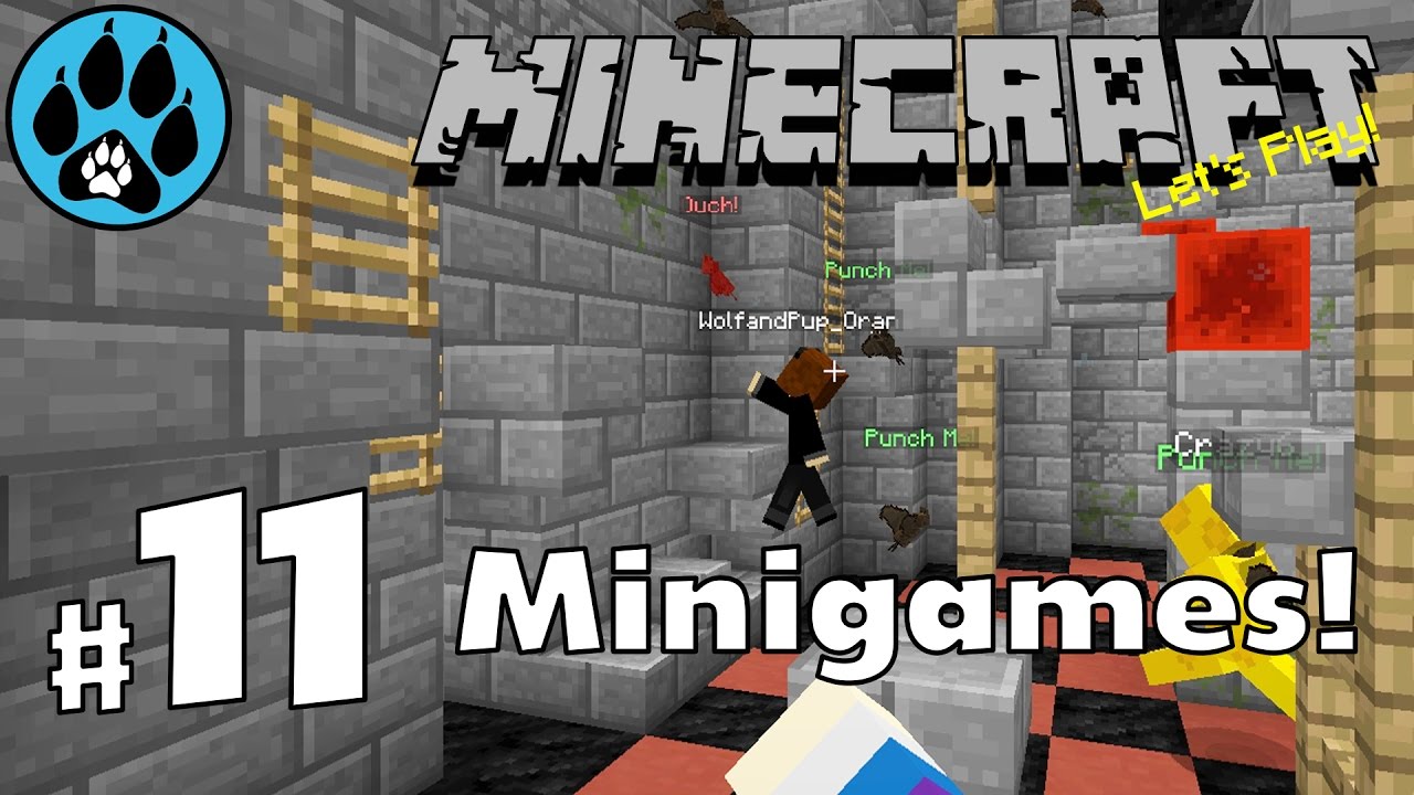 "Can't stop chopping!" - Minecraft: MINIGAMES #11 - Let's Play w/Wolf ...