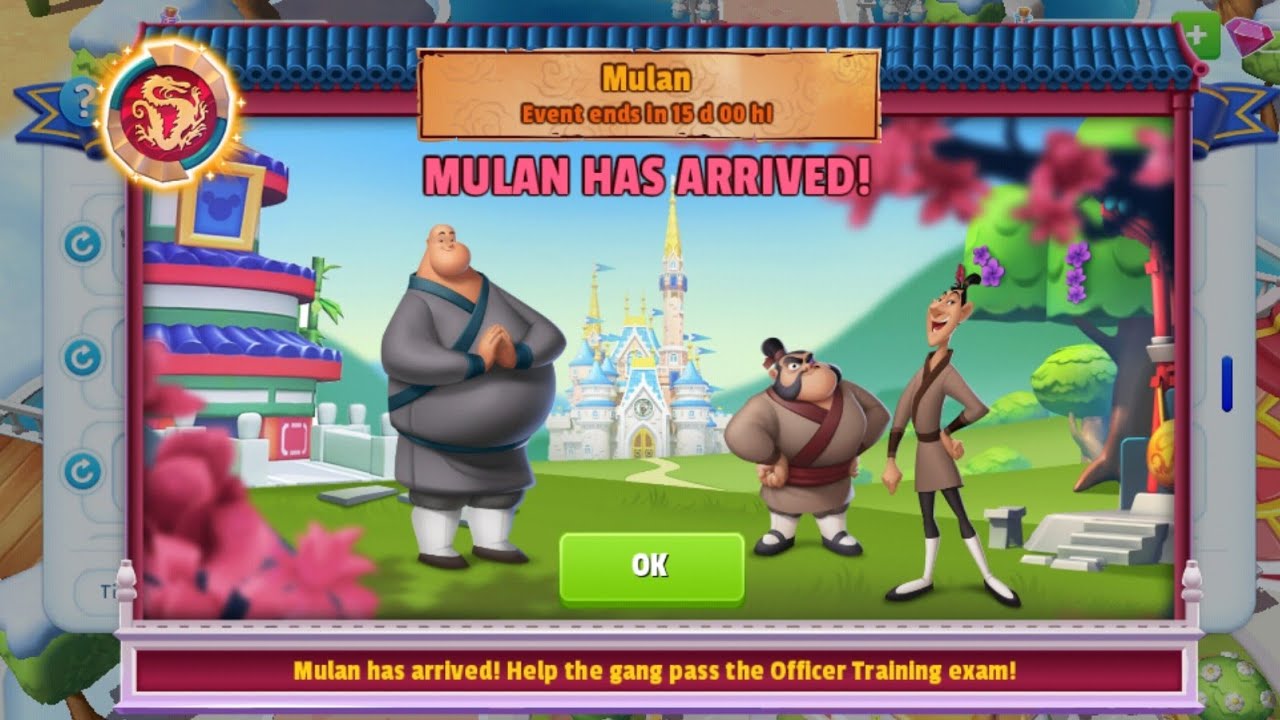 Chapter 1 Mulan Mini Event | Update 79 | Disney Magic Kingdoms - YouTube