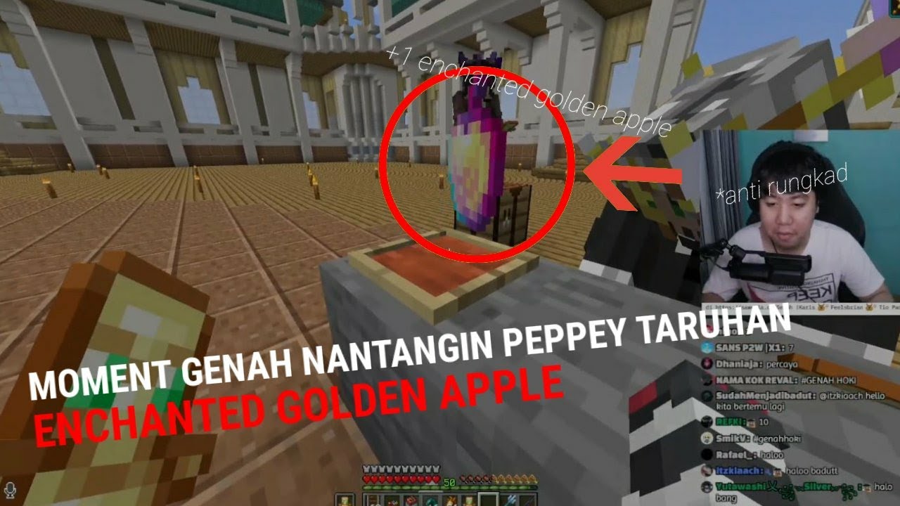 MOMENT @Genah FULL SENYUM!! +1 ENCHANTED GOLDEN APPLE BRO, ANTI RUNGKAD ...