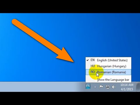 How to Add Another Language to Language Bar (Windows 7) - YouTube