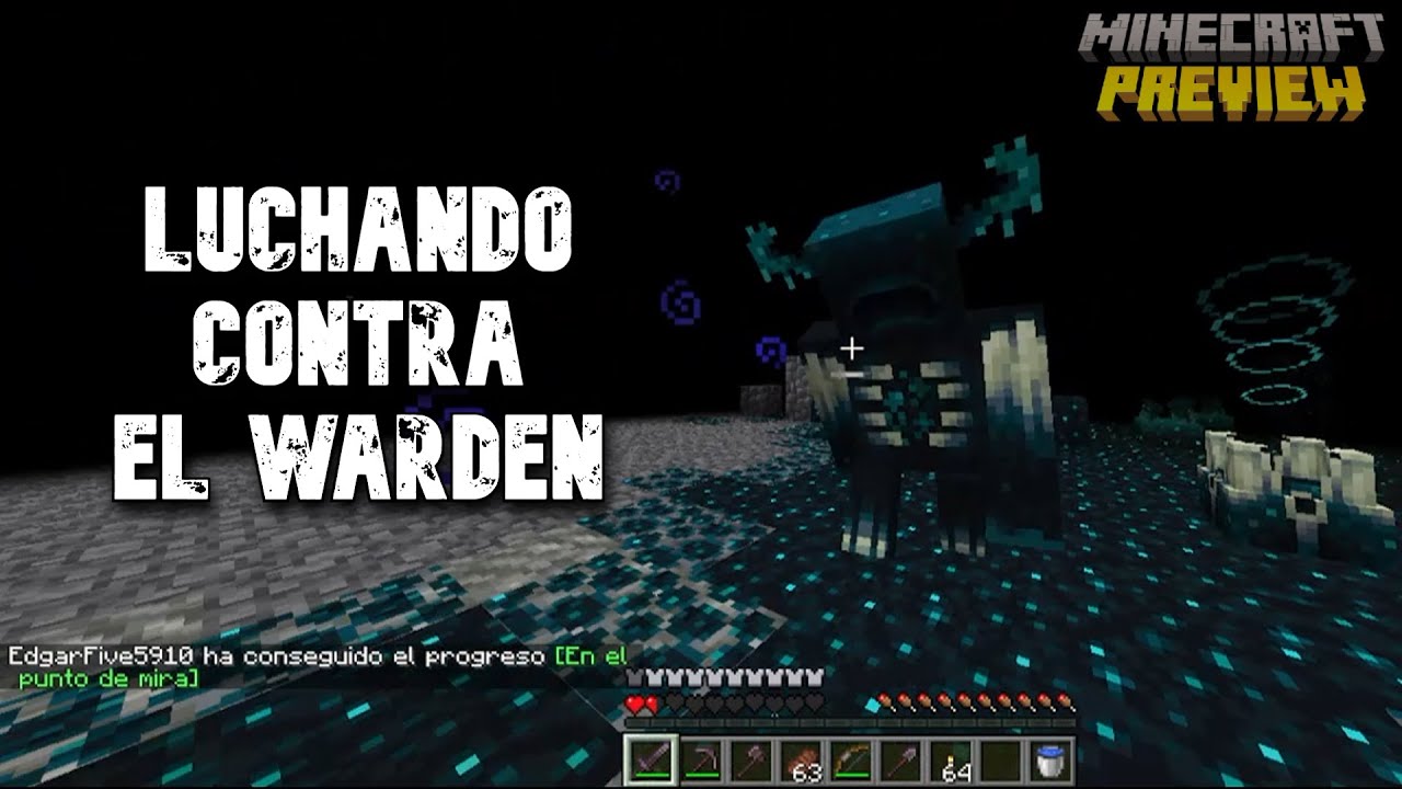 Minecraft Preview Beta 1.18.30.33 || Luchando Contra El Warden - YouTube