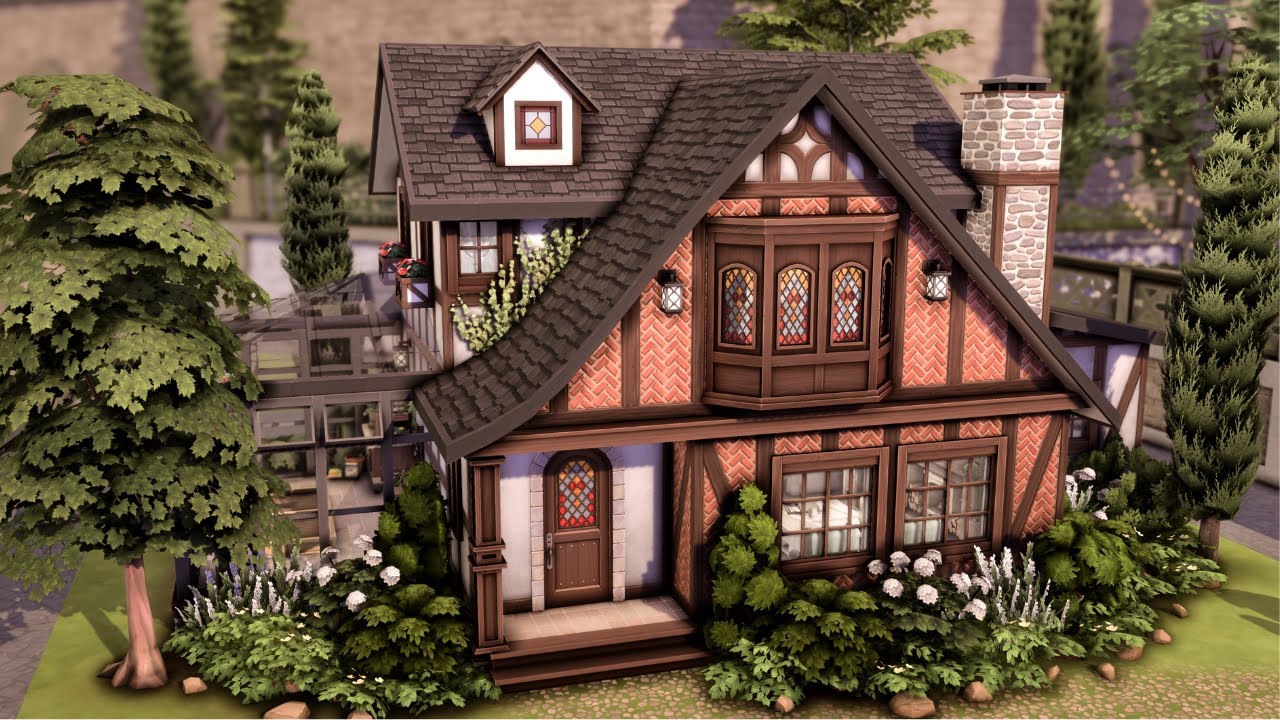 Windenburg House 🏡 The Sims 4 Speed Build | No CC - YouTube