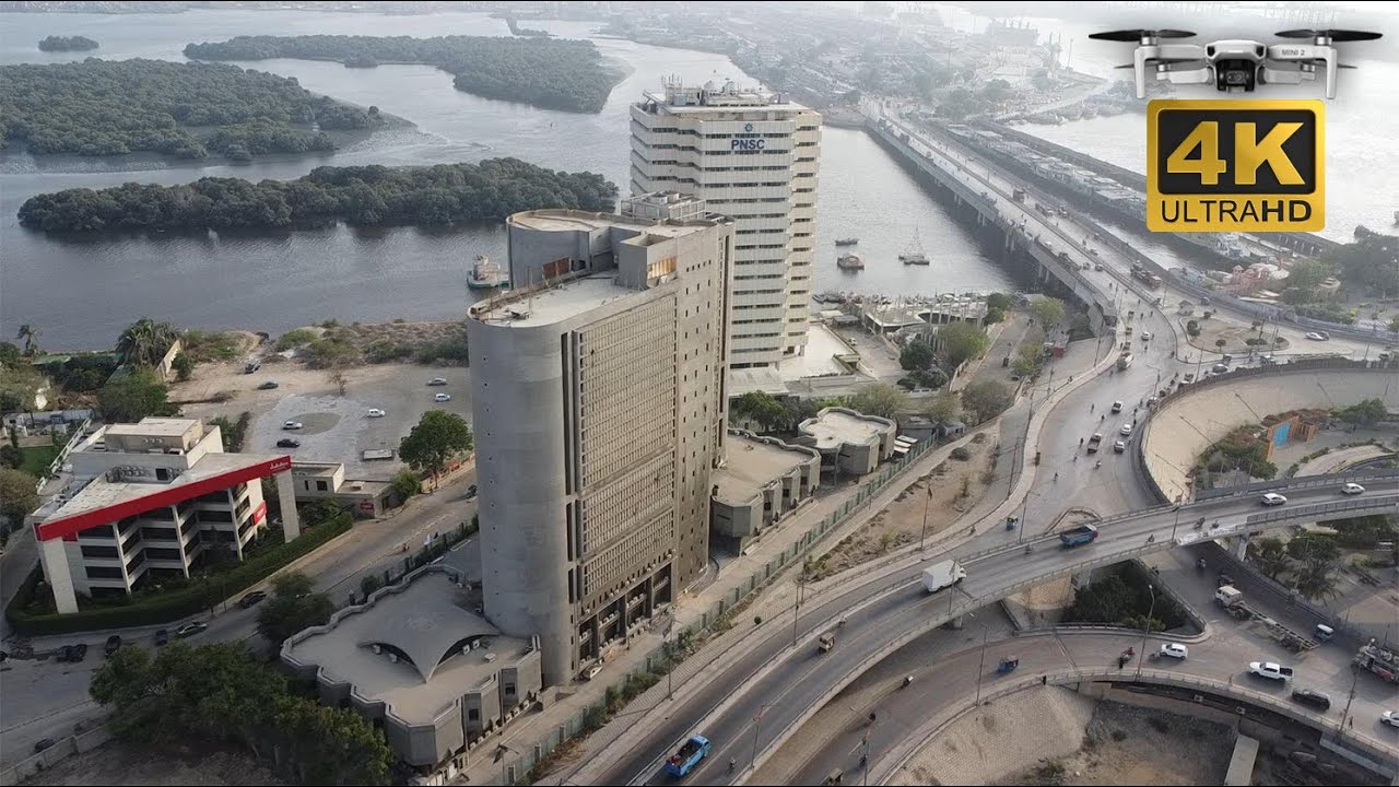 Karachi EFU Building Tower | DJI MINI 2 | Drone Flying | Drone Eye ...