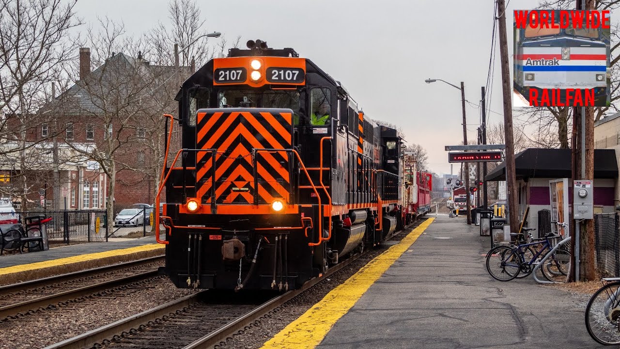 MBTA Wire Train on the Lowell Line - YouTube