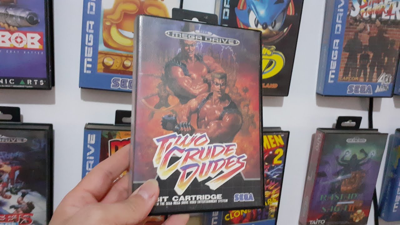 On joue à TWO CRUDE DUDE / CRUDE BUSTER ! En coop avec Ben Aktraizer ...