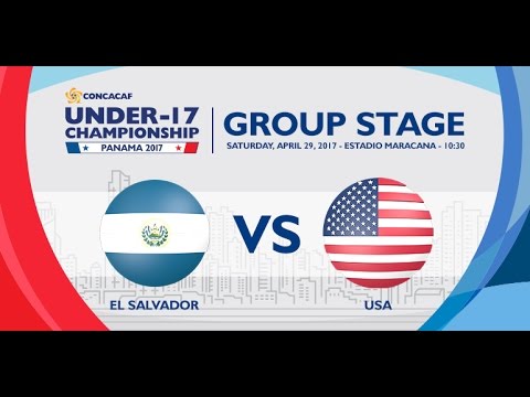 Concacaf Under-17 Championship: El Salvador vs United States - YouTube