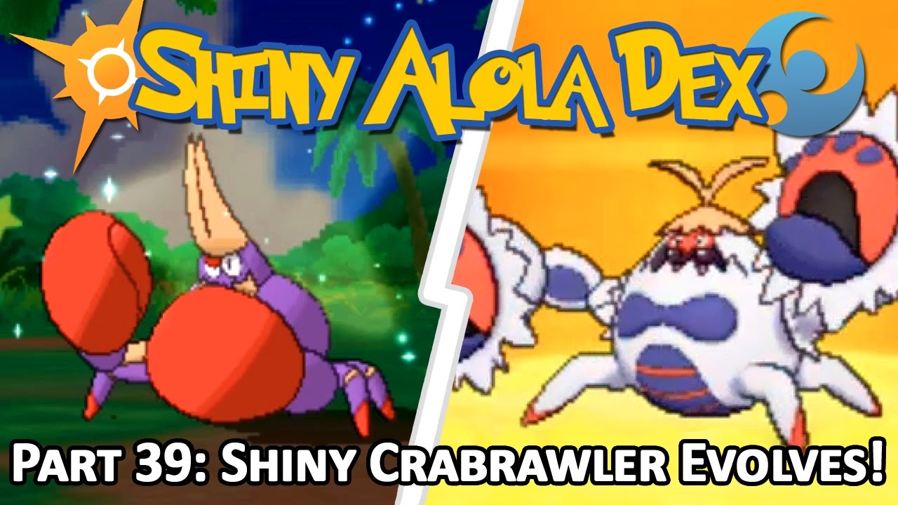 [LIVE!] Shiny Crabrawler after a 94 SOS Chain on Route 2 + EVOLUTION ...