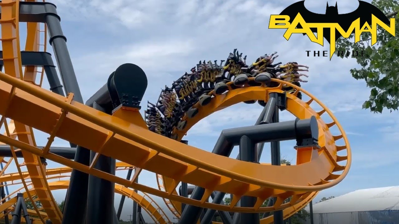 Batman the Ride Six Flags Great Adventure July 2022 (No Copyright ...